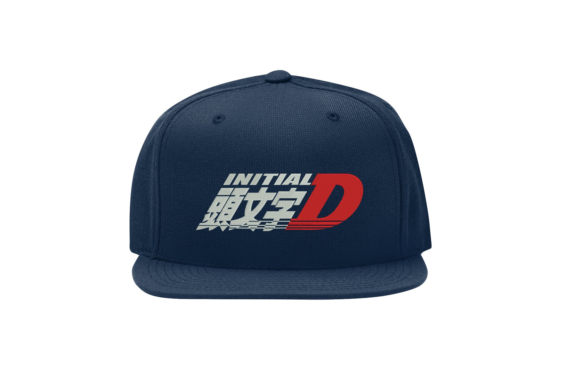 Initial D Anime Manga Logo Embroidered Snapback Cap Fullcap Flat Bill ...
