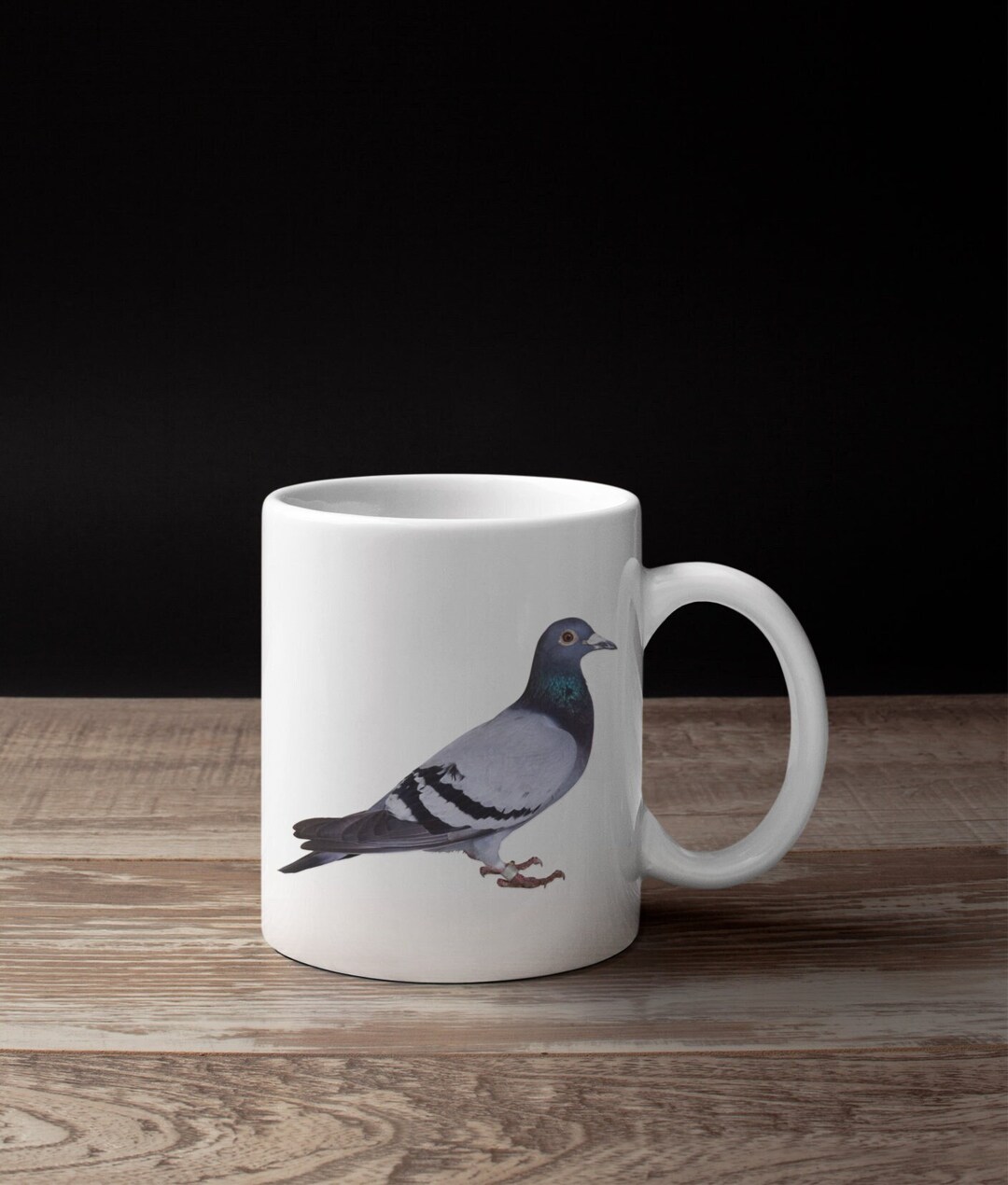 Beautiful Pigeon Realistic Art Custom Made Ceramic Coffee Tea Mug Cup ...