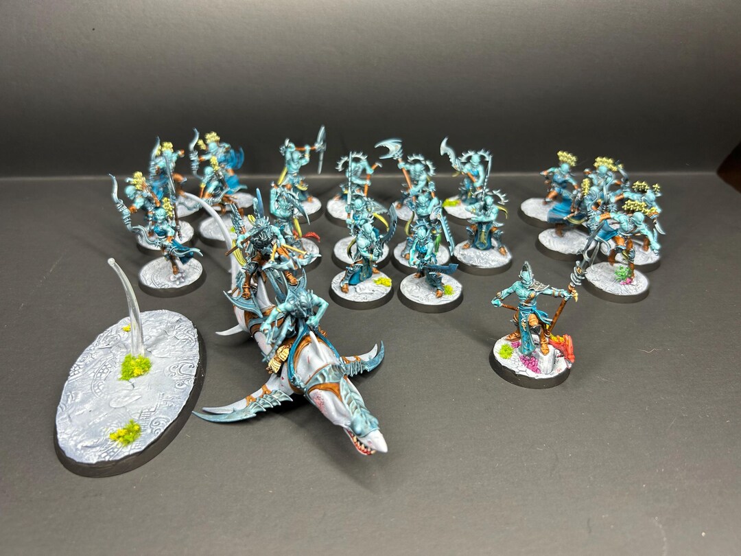 Professionally Painted Idoneth Deepkin Army - Etsy