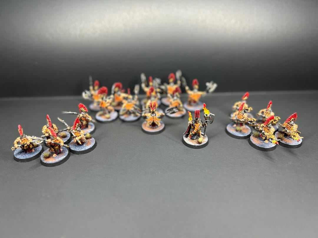 Professionally Painted Fyreslayers Army - Etsy