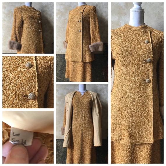 RARE Stunning Vintage 1960s / 60s Goldenrod / Mustard… - Gem