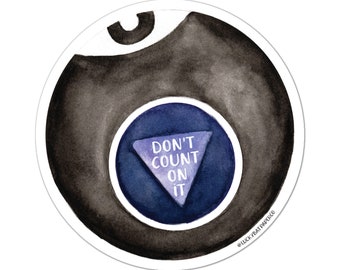 Magic 8 Ball Sticker - Etsy