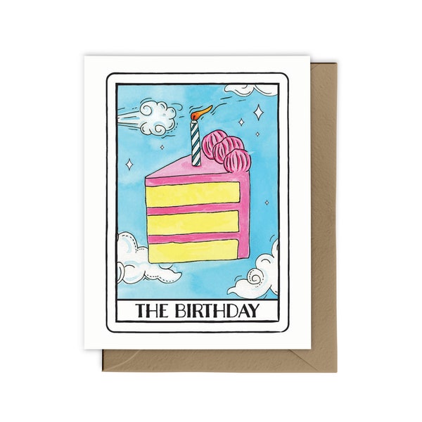 Tarot Birthday Card - Etsy