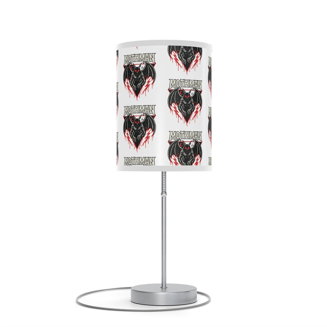 Mothman Lamp: Gothic Home Decor, Nightstand Light - Etsy