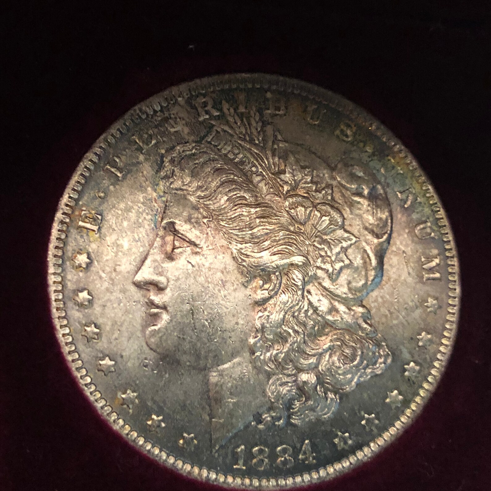 Set of 3 Antique Uncirculated New Orleans Silver Dollar Coins, 1883 ...