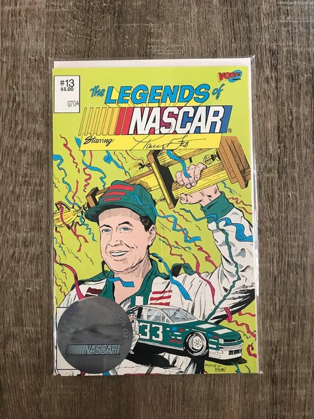 Vintage Harry Gant Comic Book- HOLOGRAM ED. VORTEX Comics Legends of ...