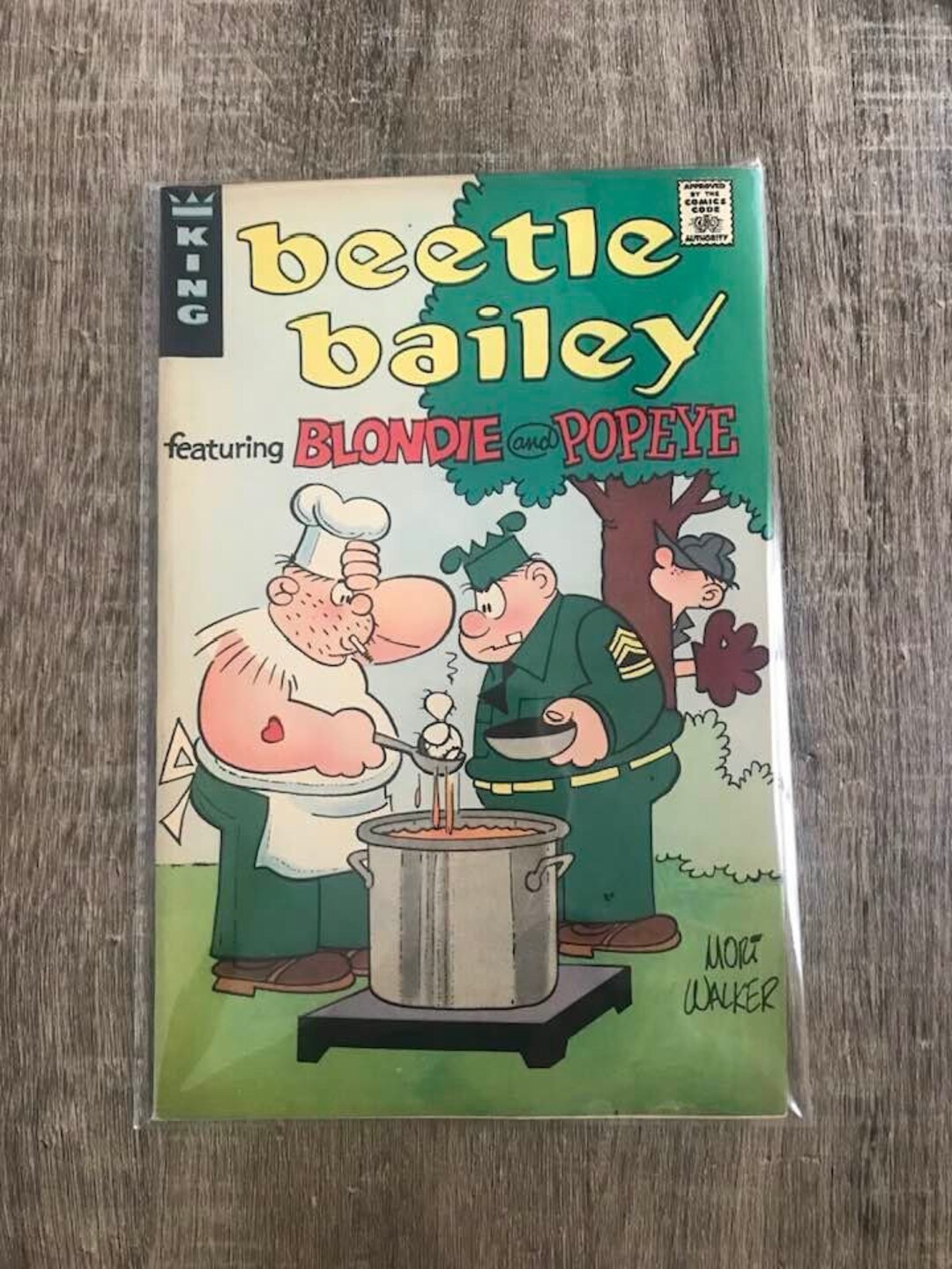 Beetle Bailey Comic Book Featuring Blondie And Popeye Vg King Mort