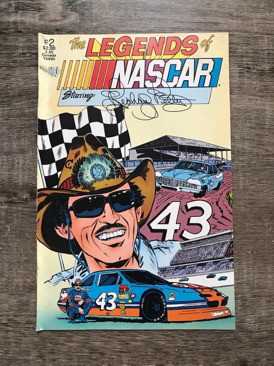 Vintage Richard Petty Comic Book VORTEX Comics the Legends of Nascar ...