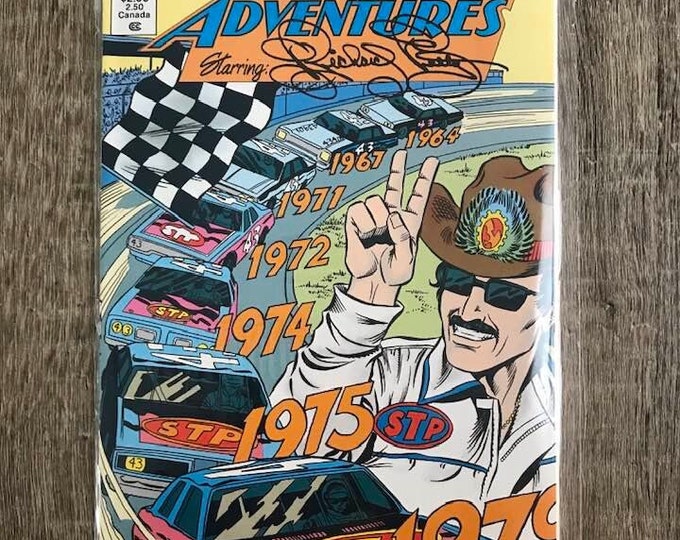 Vintage Richard Petty Comic Book VORTEX Comics Nascar Adventures '90's ...