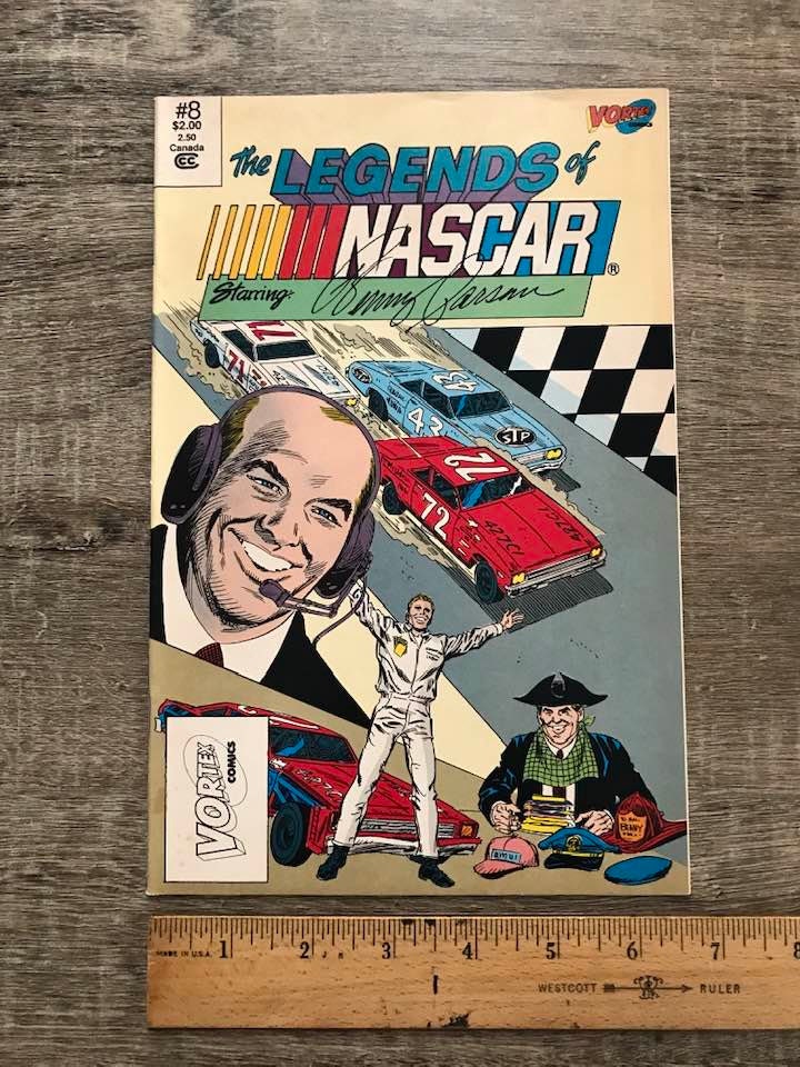 Vintage Benny Parsons Comic Book VORTEX Comics the Legends of Nascar ...