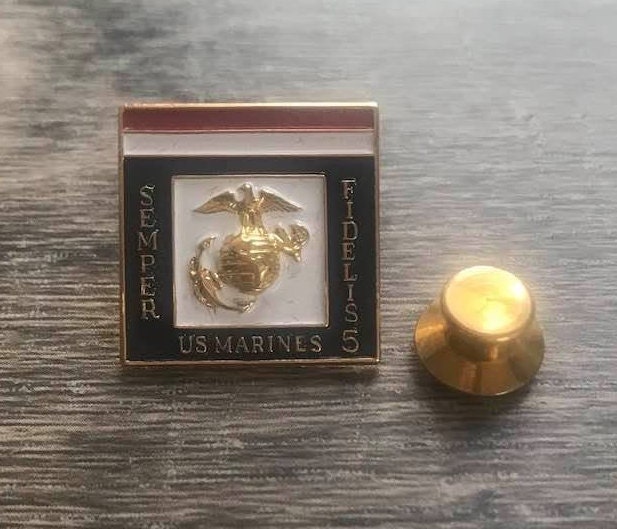 USMC Semper Fidelis 5yr EGA pin in box Marine Corps | Etsy