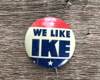 Ike Political Pin - Etsy