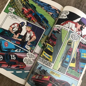 Vintage the Talladega Story Comic Book VORTEX Comics Legends of Nascar ...