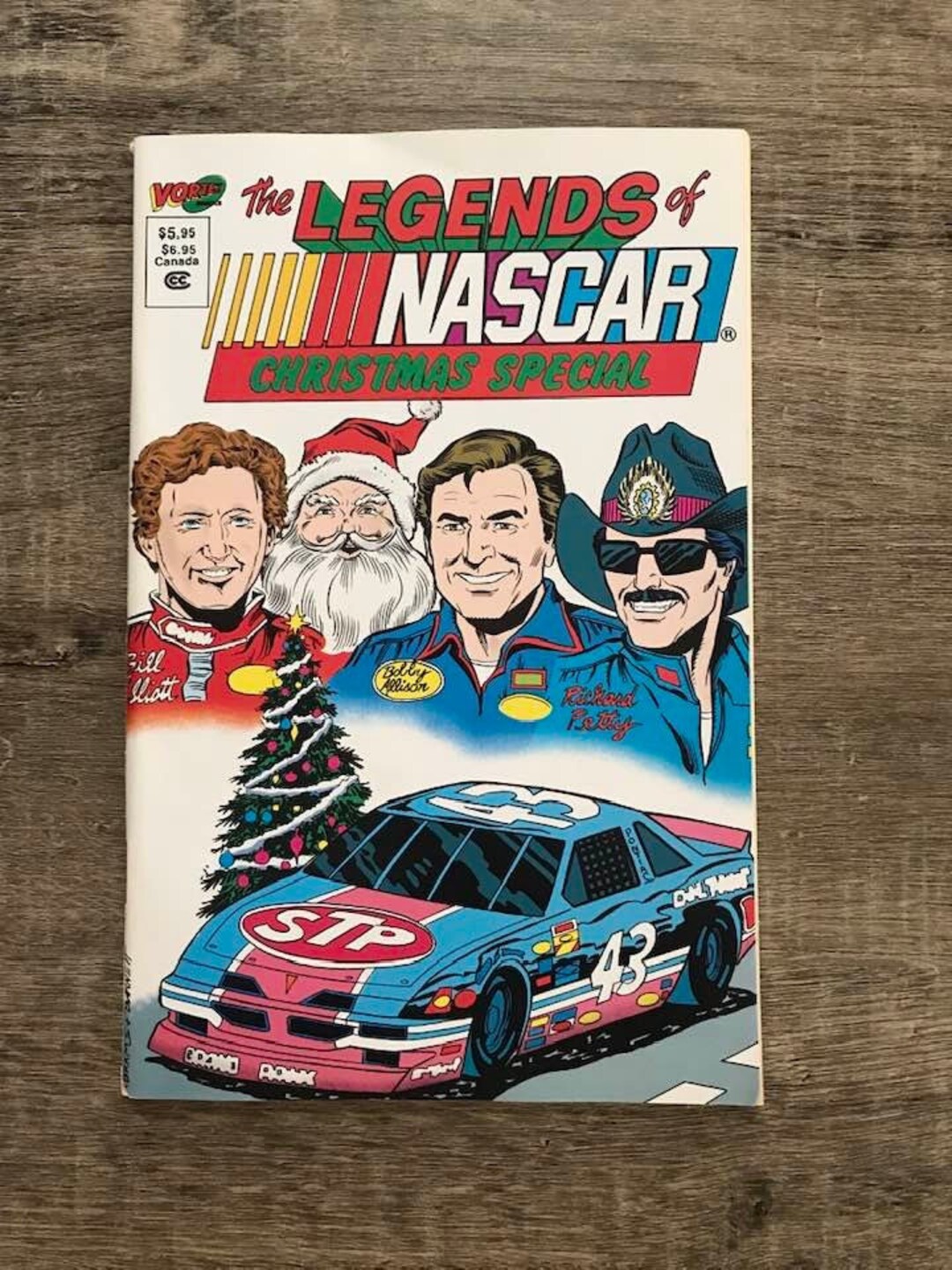 Vintage Nascar Christmas Special Comic Book VORTEX Comics the Legends ...