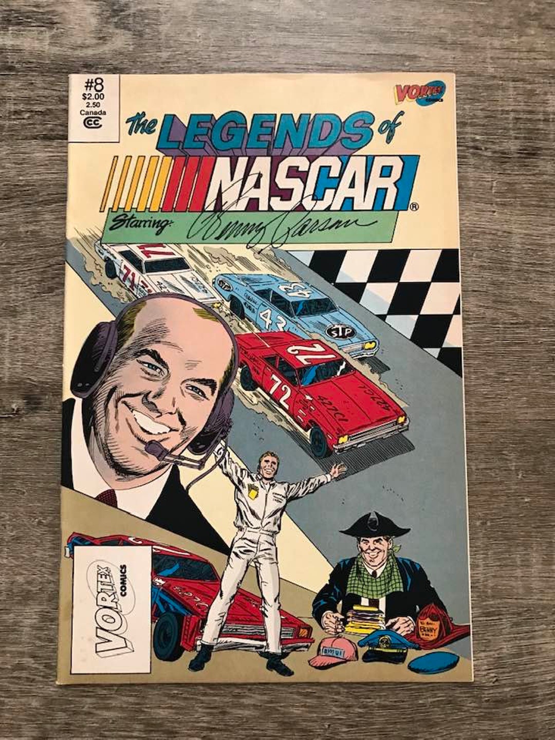 Vintage Benny Parsons Comic Book VORTEX Comics the Legends of Nascar ...