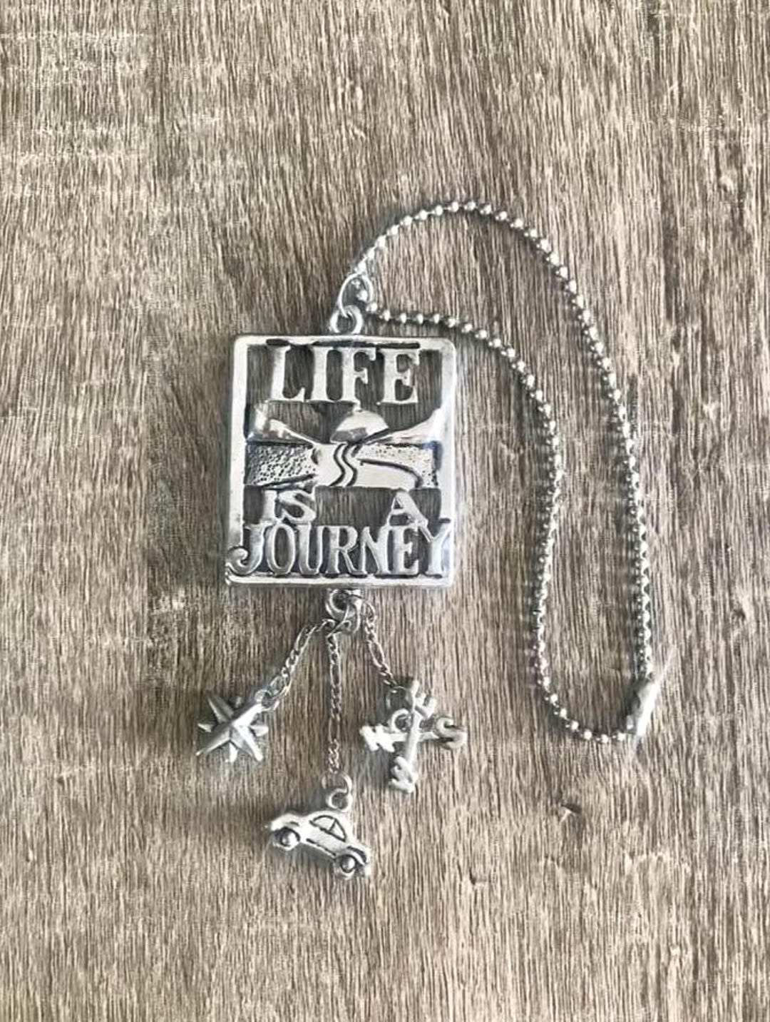 Vintage Ganz Keychain- Life is a Journey - With 3 Charms - Etsy