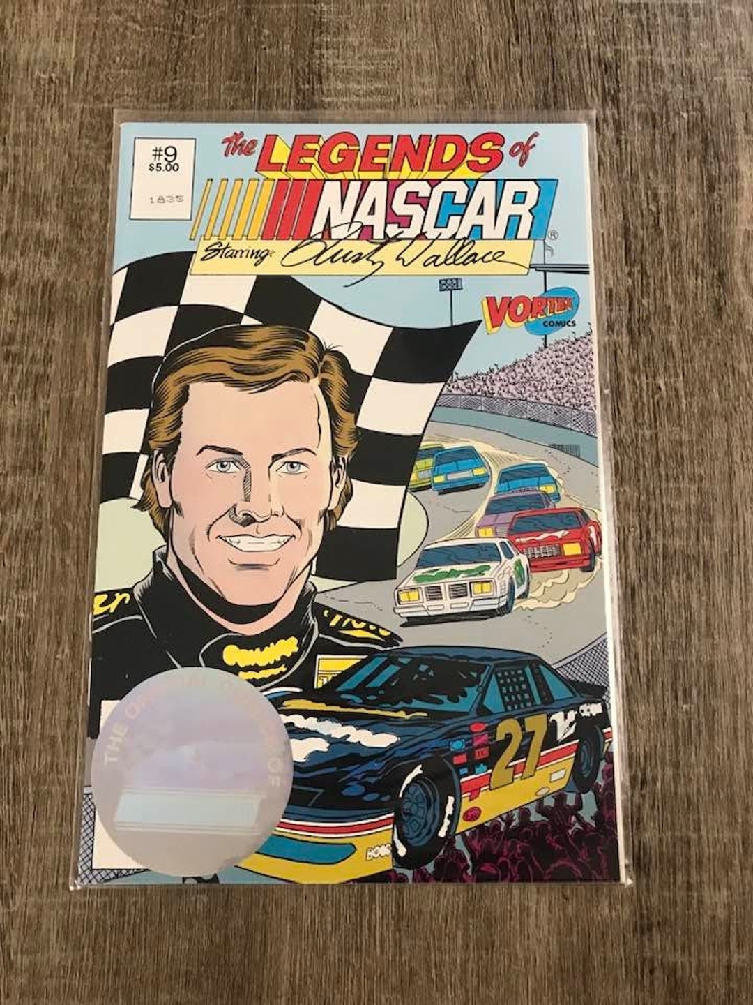 Vintage Rusty Wallace Comic Book HOLOGRAM Ed. VORTEX Comics Legends of ...