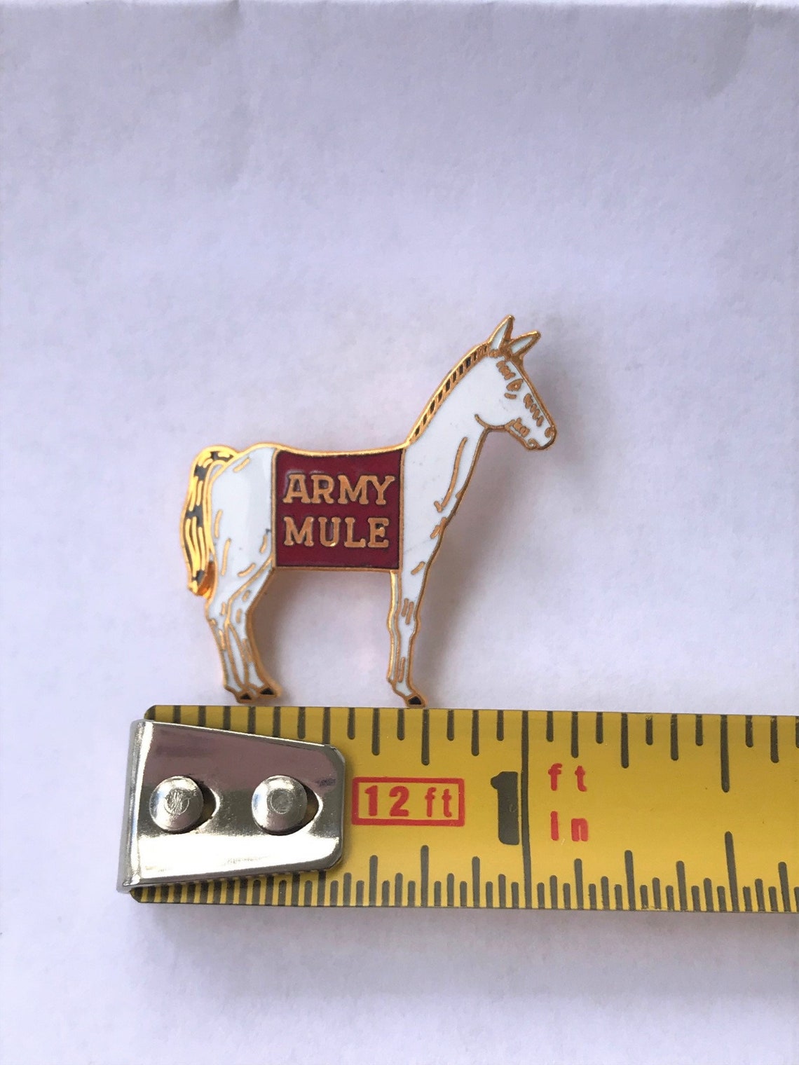 Vintage West Point Army Mule pin Military Academy lapel / hat | Etsy