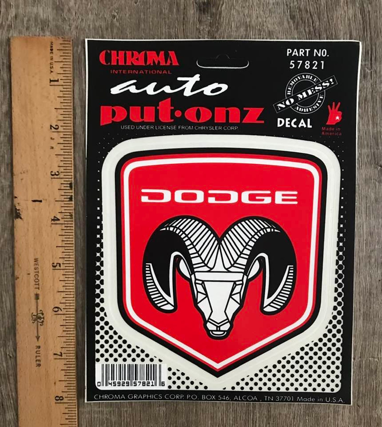 Dodge Ram Sticker 2 Decals Chroma Auto Put-onz From 90's - Etsy