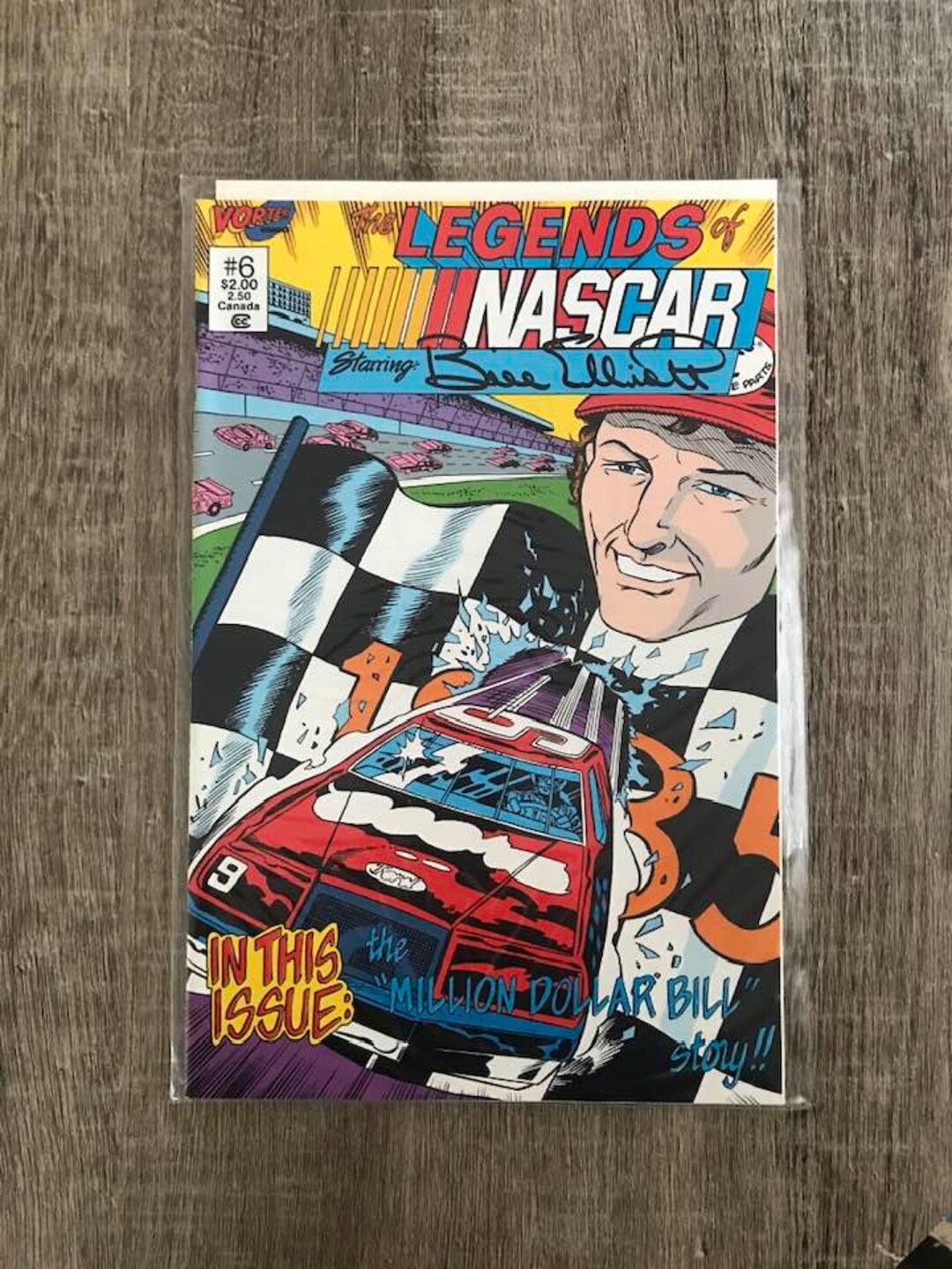 Vintage Bill Elliott Comic Book VORTEX Comics - Million Dollar Bill ...