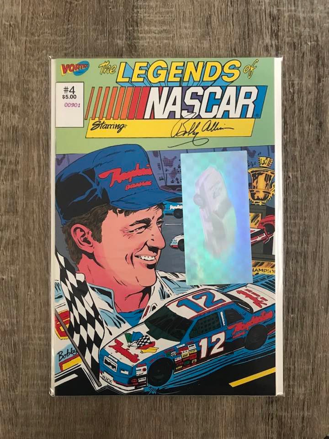 Vintage Bobbie Allison Comic Book HOLOGRAM Ed. VORTEX Comics Legends of ...