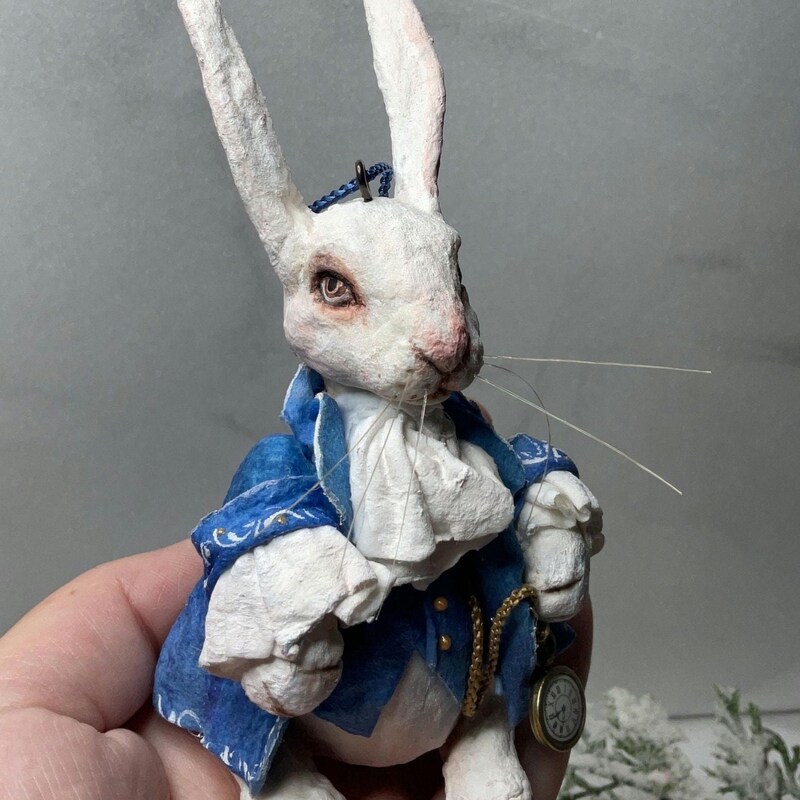 Rabbit Clock - Etsy