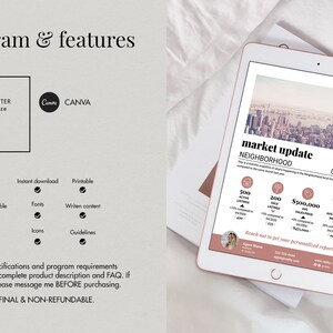 Canva Real Estate Market Update Template, Realtor Market Report ...