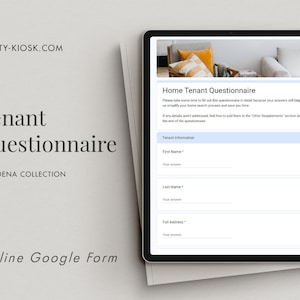 Tenant Questionnaire - Etsy