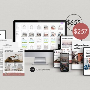 Massive Real Estate Bundle, Realtor Canva Bundle, Home Buyer Guide ...