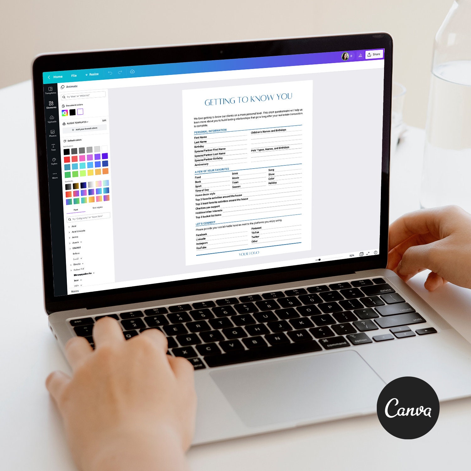 Getting to Know You, Client Intake, Client Questionnaire, Know Your ...