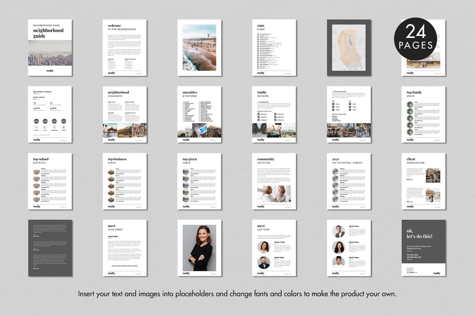Real Estate Neighborhood Guide Template Community Guide - Etsy India Real Estate Neighborhood Guide Template Community Guide - Etsy India
