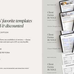 Real Estate Bundle, Buyer and Seller Questionnaire, Buyer Intake Form ...