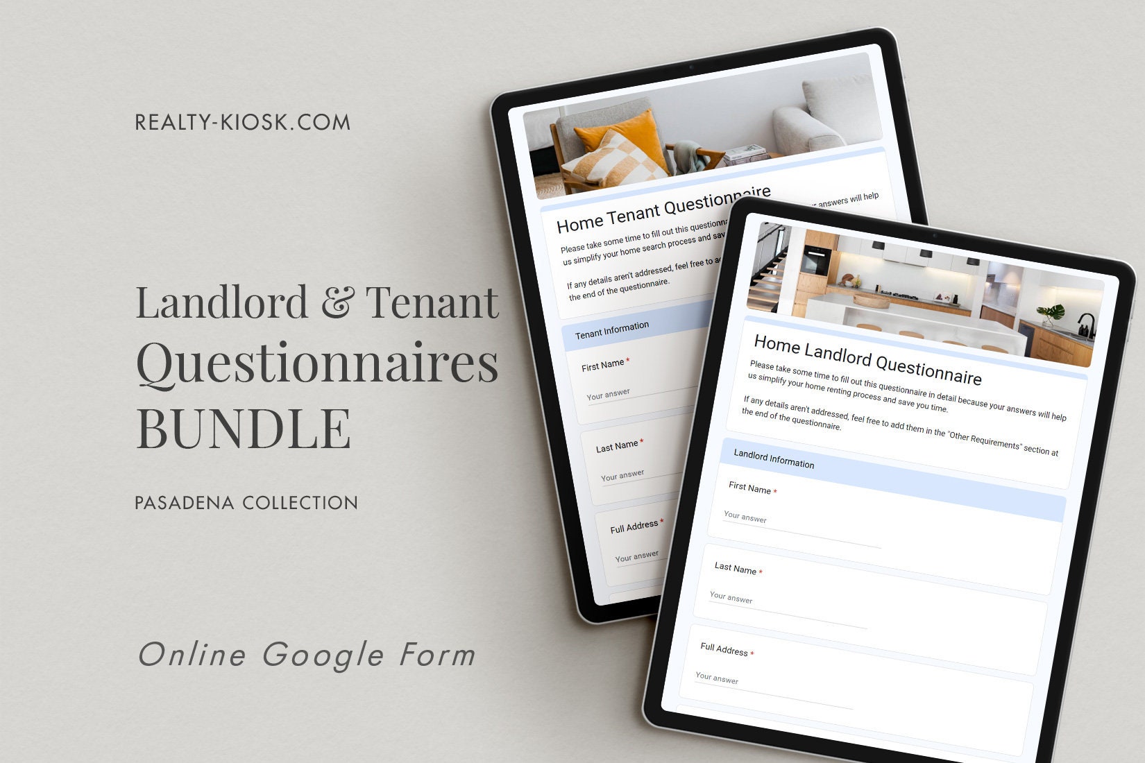 Landlord and Tenant Intake Questionnaire, Landlord Intake, Tenant ...