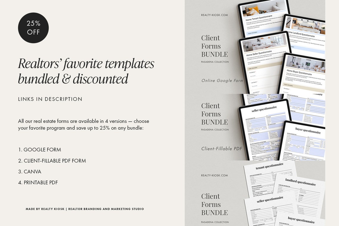 Fillable Real Estate Landlord Form, Fillable Landlord Questionnaire ...