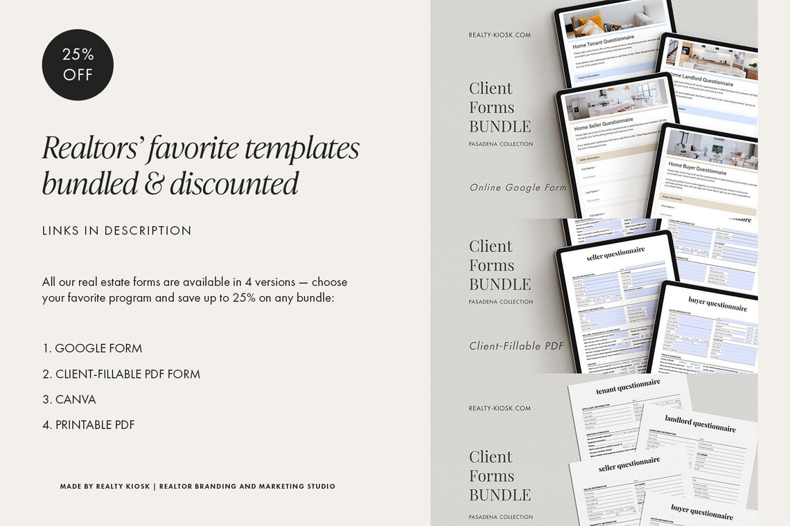 Home Buyer and Seller Intake Form Real Estate Web Form Buyer - Etsy