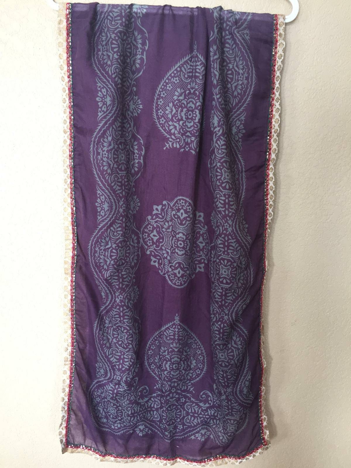 Vintage Silk Scarf Scarf Dupatta Traditional Indian - Etsy