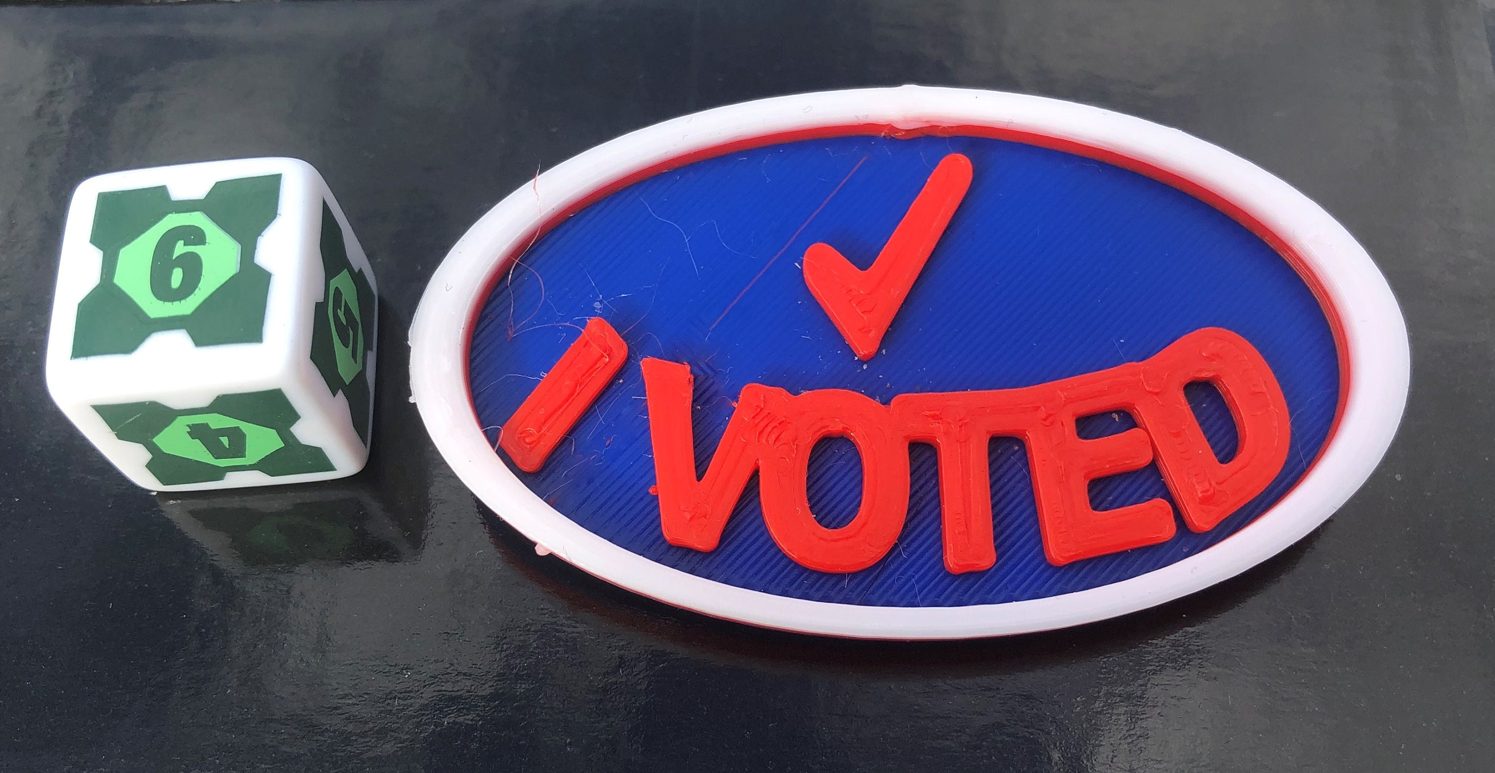 I Voted Sticker Pin - Etsy