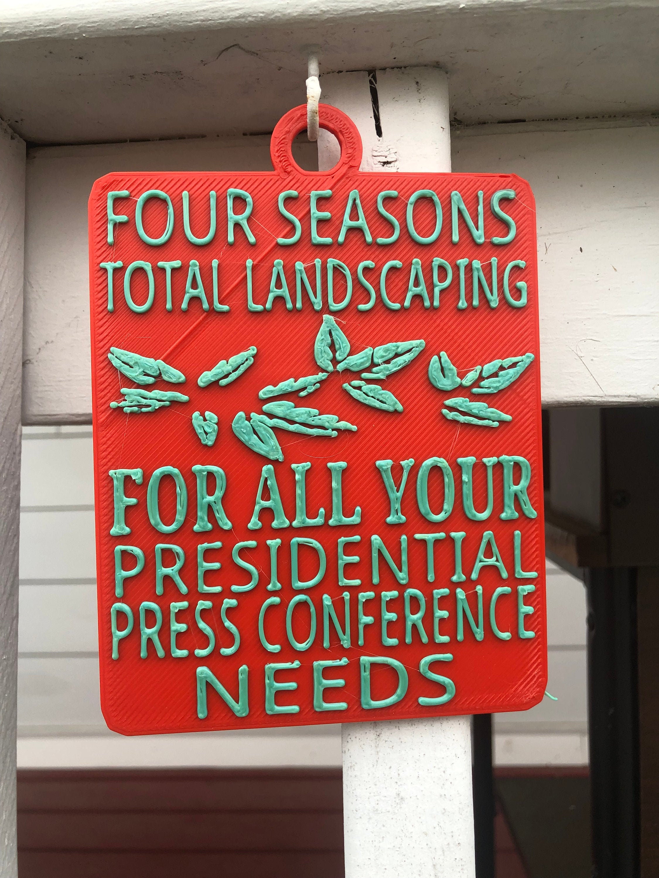 Four Seasons Total Landscaping Sign Etsy