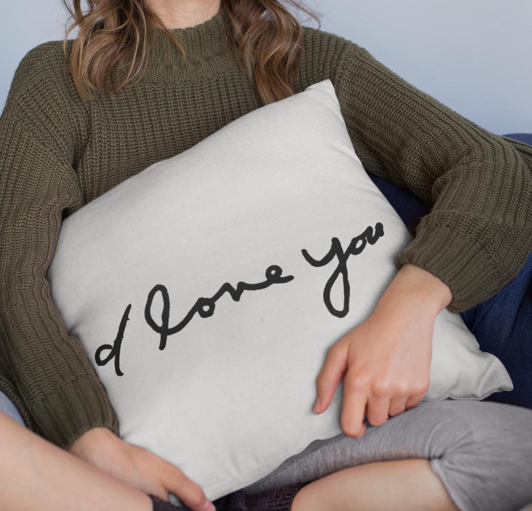 Custom Handwriting Pillow – Personalized Memory Gift With Loved One’s ...