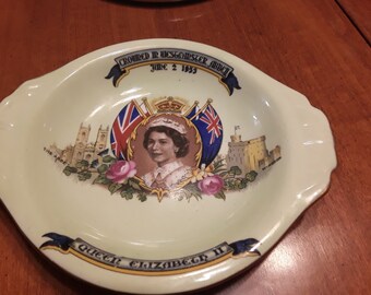 Art & Collectibles Coronation 1953 Commemorative wade Dish HRM Queen ...