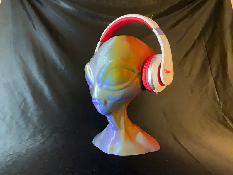 Psychedelic Alien Head Headphone Stand Headset Holder Rack - Etsy