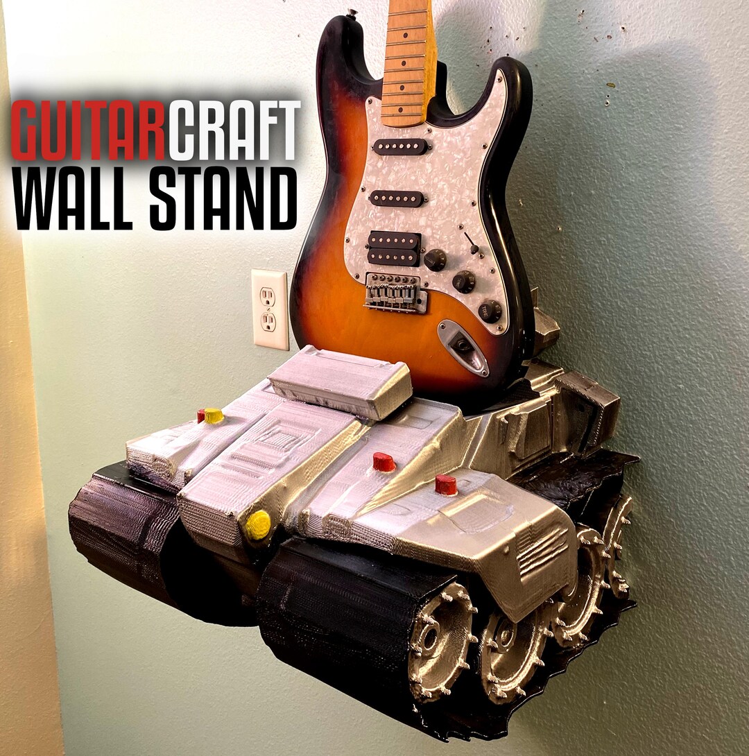 Tank Guitar Wall Mount | Starcraft/rts-style Guitar Stand | Gundam ...