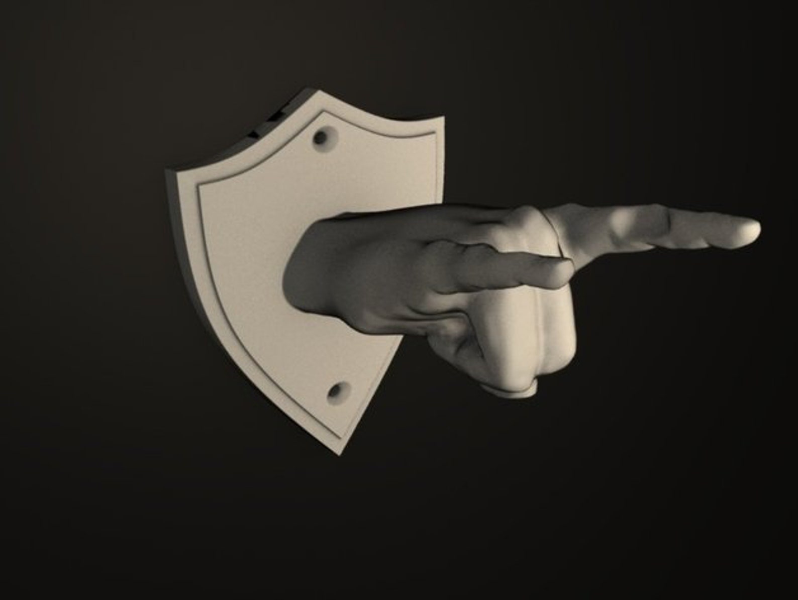 Rock Fist Guitar Wall Hanger Metal Horns Devil Horns Corna - Etsy