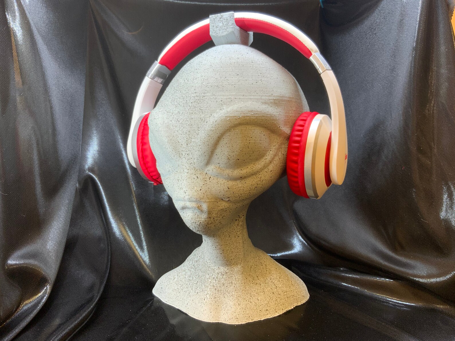 Ancient Alien Head Headphone Stand Stone Finish Headset - Etsy