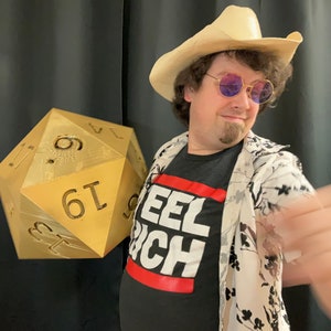 The LARGEST D20 on Etsy! HUGE 20-sided Die, Amazing Functional Dice ...