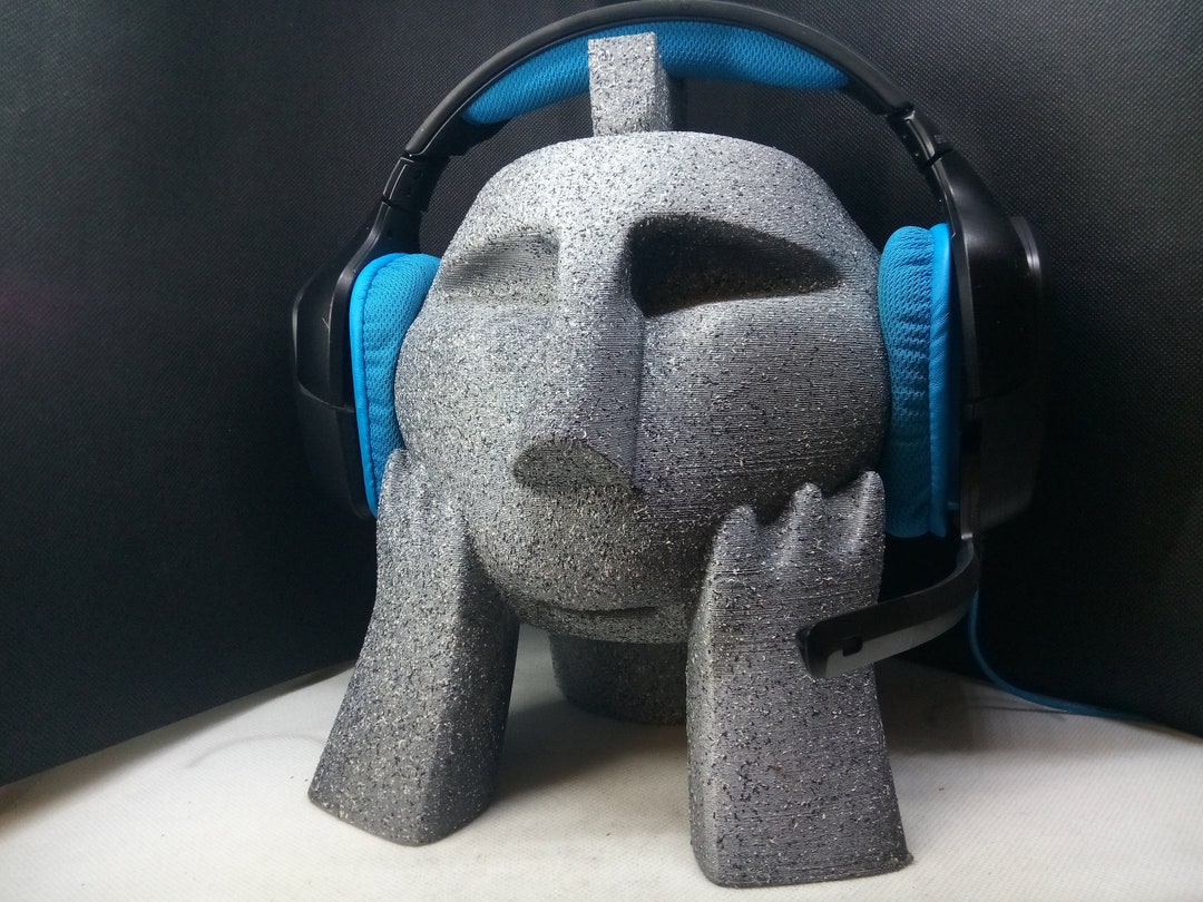 Hamangia Thinker Headphone Stand! Neolithic Artifact Headset Hanger ...