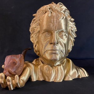 Golden Bilbo Baggins Pipe Stand - Epic Fantasy Decor for Hobbit Fans ...