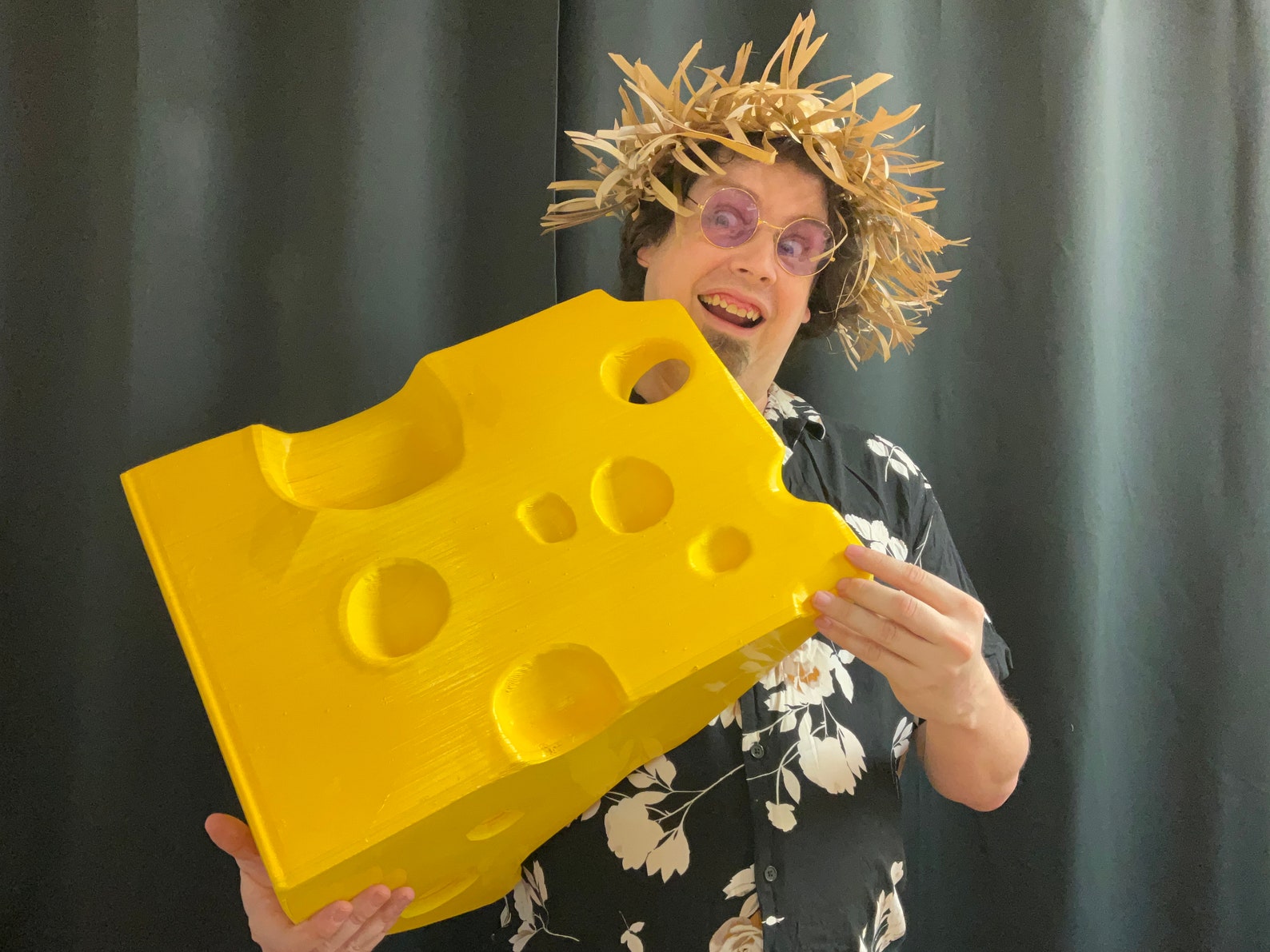 The "big Cheese!" A Giant Piece of Cheese. It's Literally a Huge Wedge ...