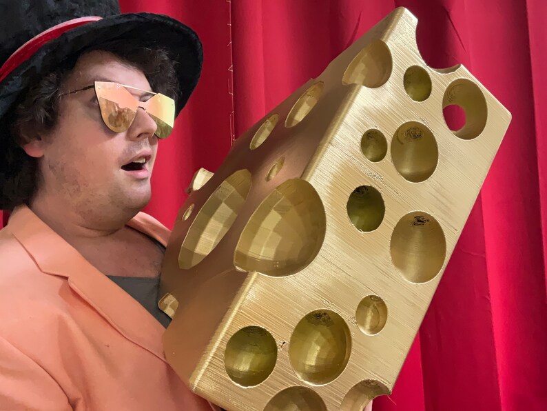 Giant Golden Cheese Decor | Massive Cheesy Home Accent | Unique Party ...