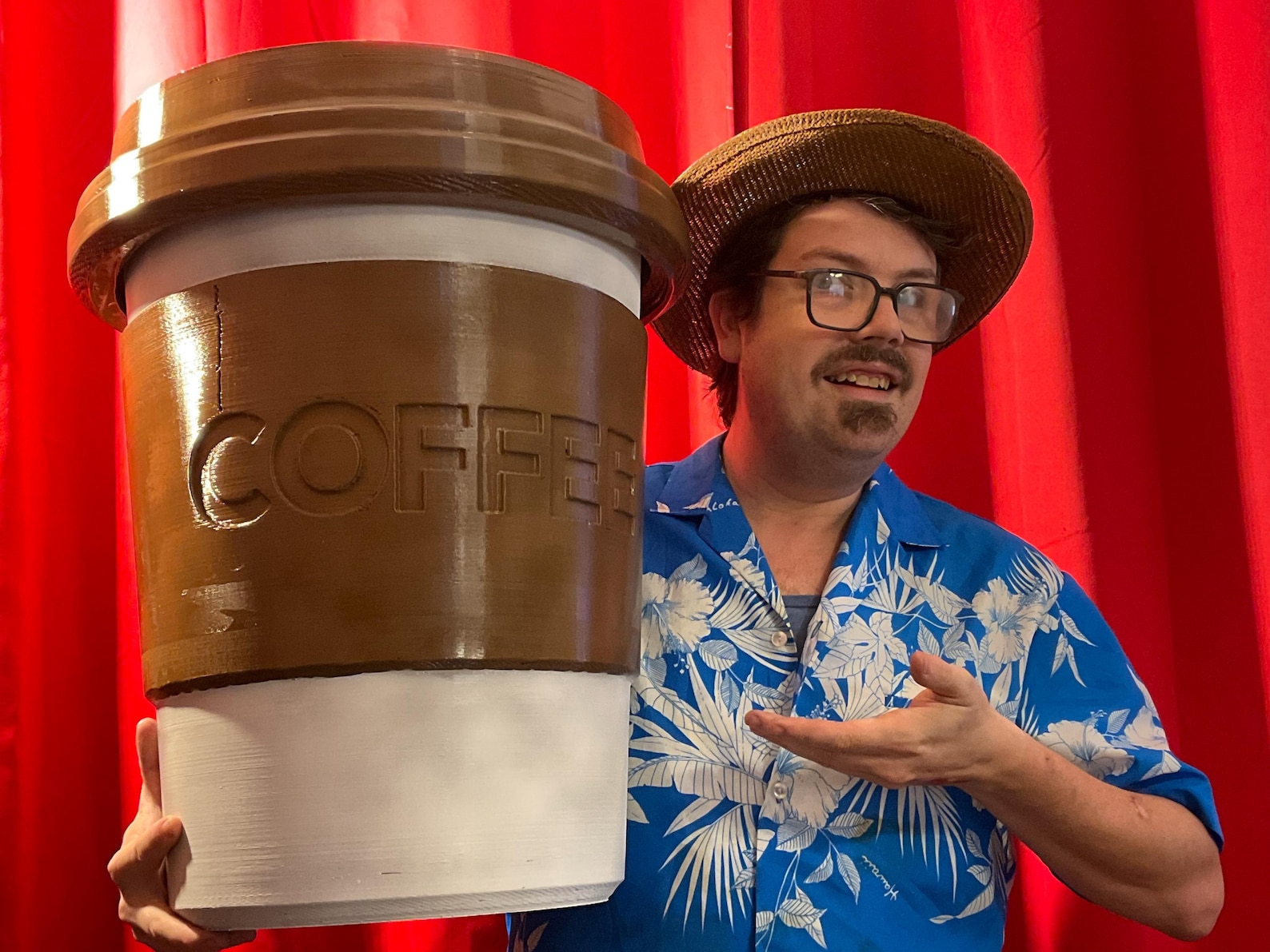 Giant Brown Coffee Cup Prop – Oversized Coffee With Brown Lid, Mug ...